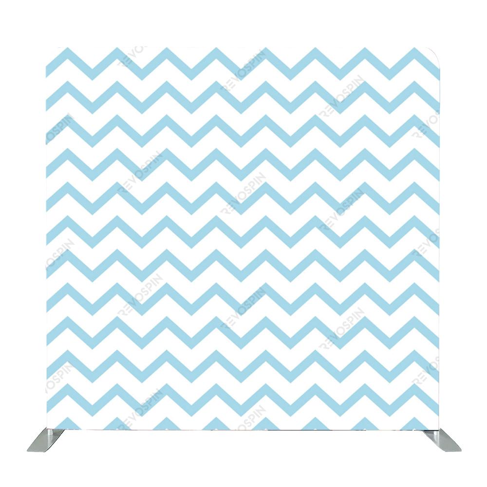 Blue Zigzag Tension Backdrop – ShotClicks